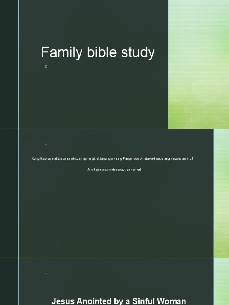 Bible Study | PDF | Jesus | Forgiveness