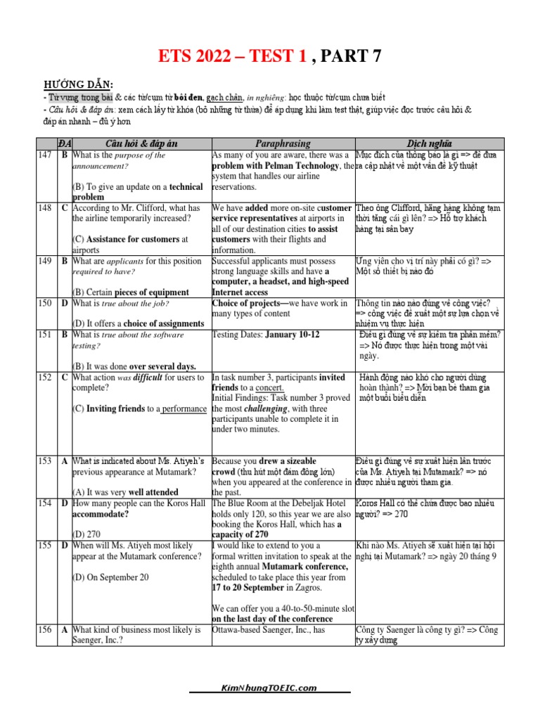 Test 1 - Part 7 | PDF
