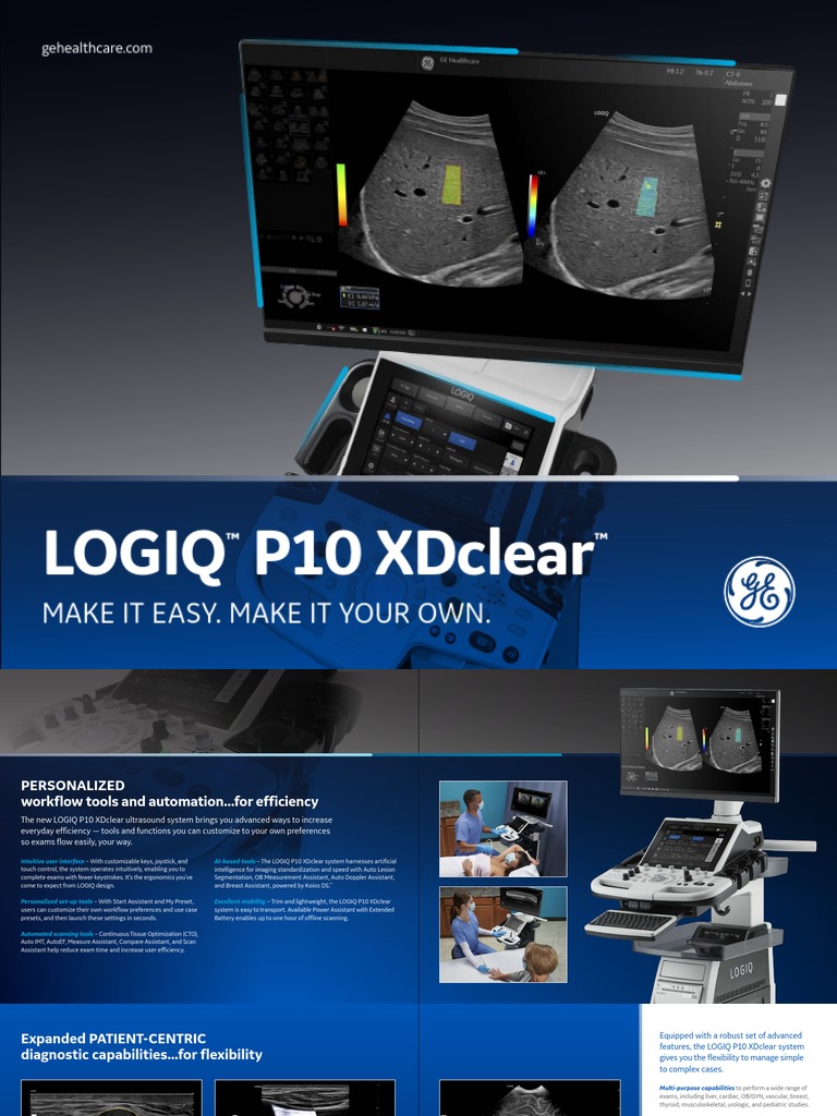 LOGIQ-P10-XDclear Brochure Giu Glob jb03032xx March2021 | PDF | Medical ...