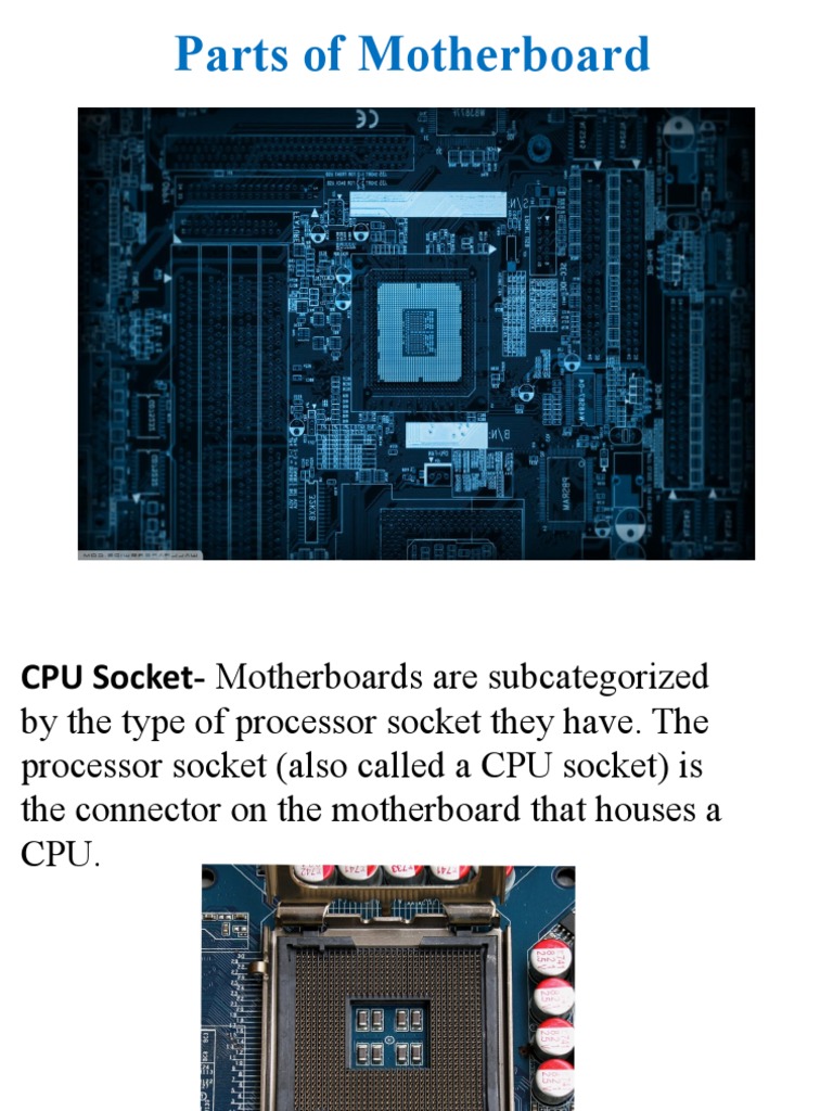 03 Parts of Motherboard | PDF | Usb | Office Equipment
