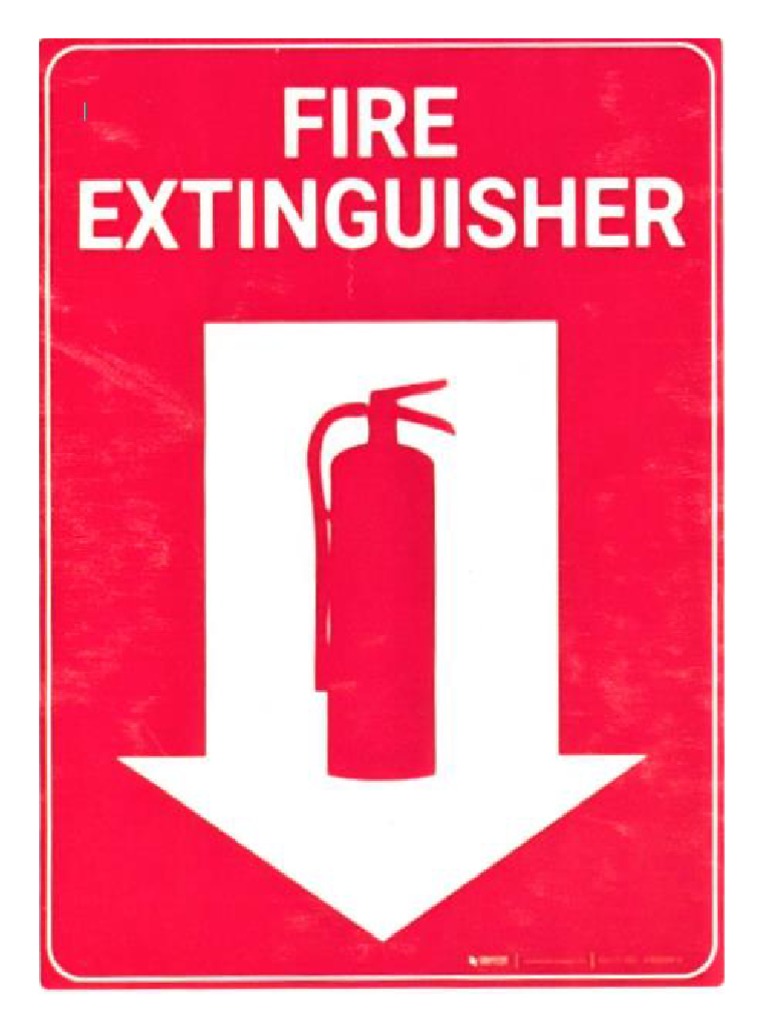 Fire Extinguisher Sticker | PDF