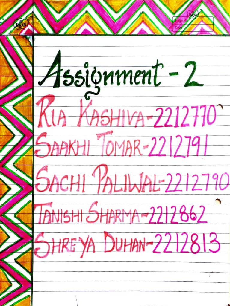 HB - Assignment 2 (A3 Batch) | PDF