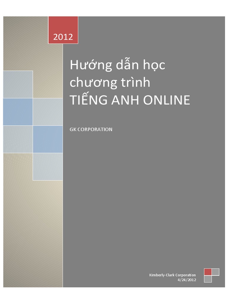 Huong Dan Hoc Tieng Anh Online | PDF