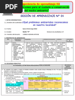 SESION PS. Uso de Las 3 R (Reducir .Reusar, Reciclar) | PDF | Residuos | Evaluación
