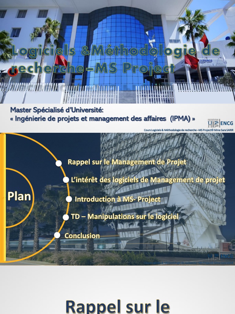 Logiciels &méthodologie de Recherche - MSProject 4 - Partie 1 | PDF | Gestion de projet | Business