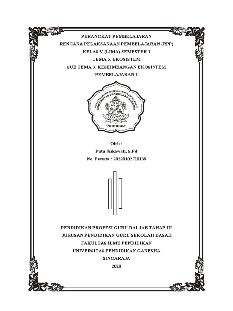 RPP Mantab Ini-Dikonversi | PDF