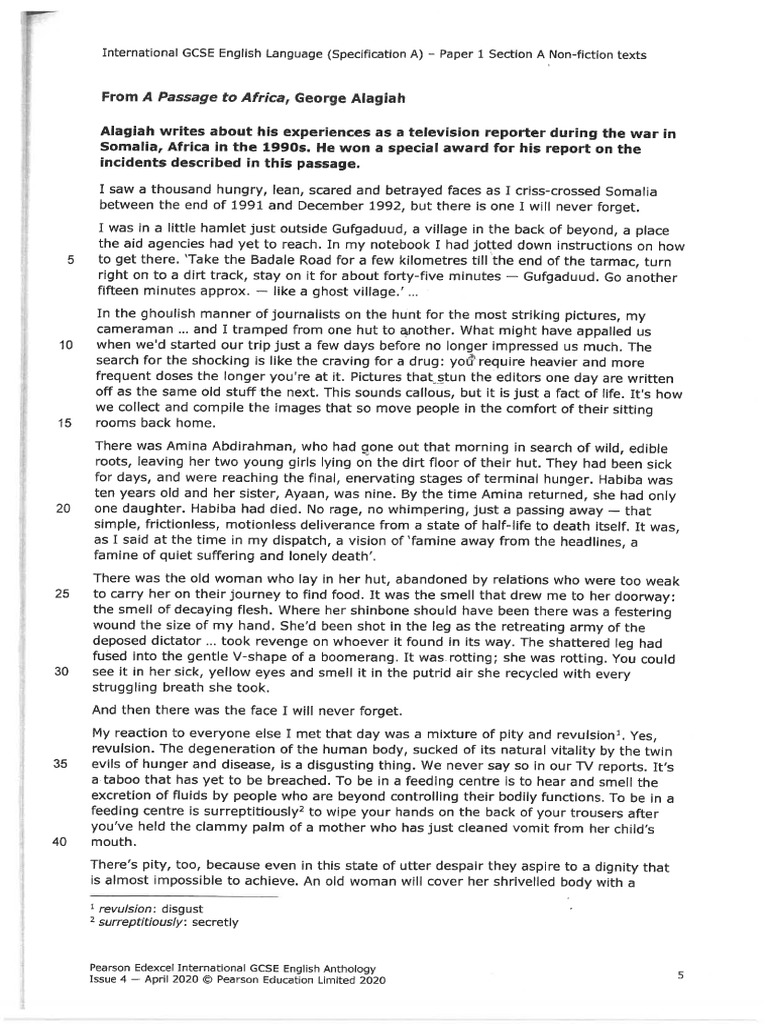 Anthology 2 Passage To Africa | PDF