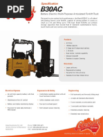 Printable Bendi B40 VAC Landoll Forklift 0520 | PDF | Forklift | Steering