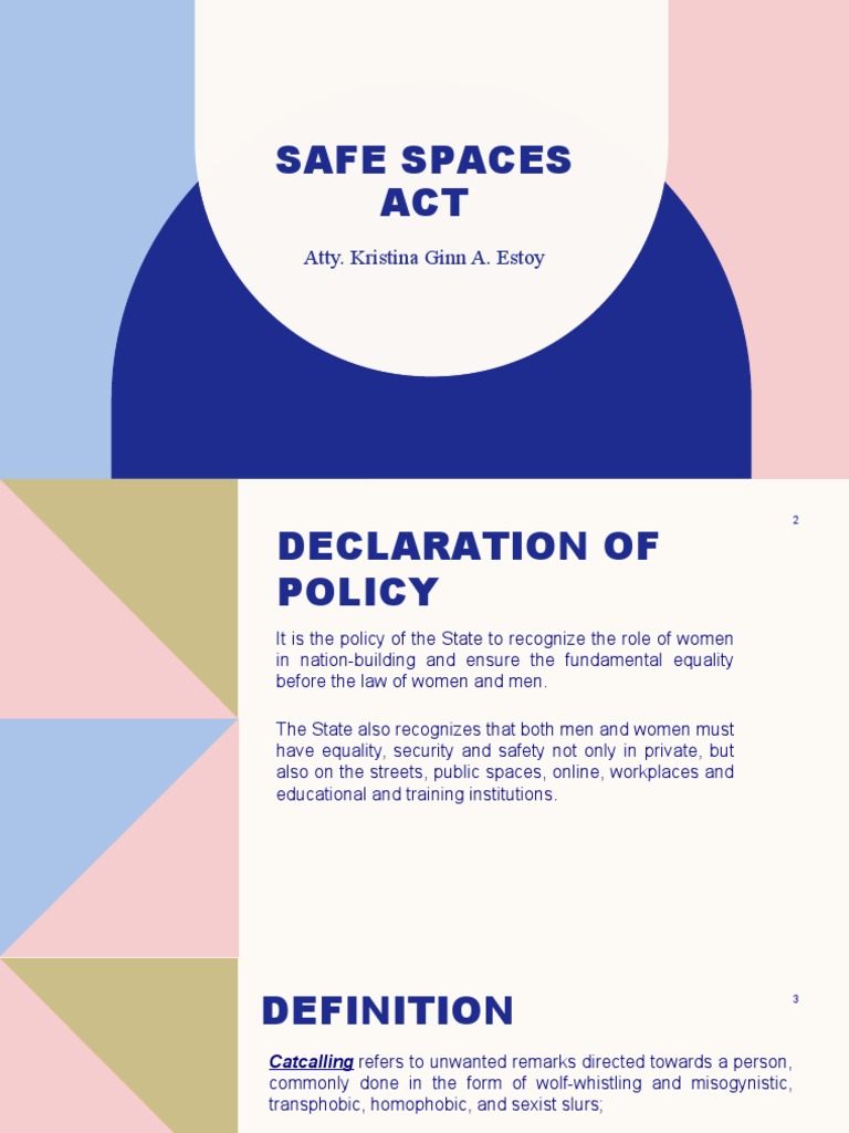 Safe Spaces Act | PDF