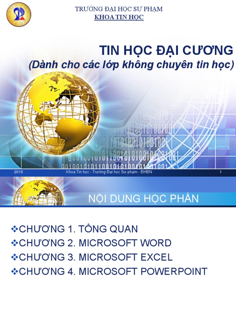 THDC V3 15.09.14 - Chuong 3 - Excel | PDF