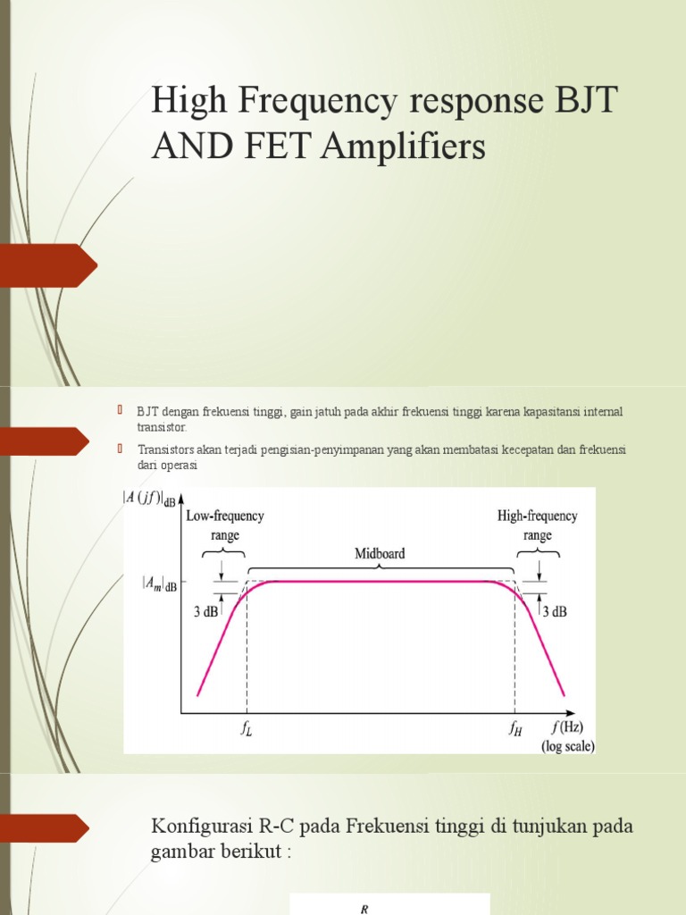 High Frequency Response BJT AND FET Amplifiers | PDF