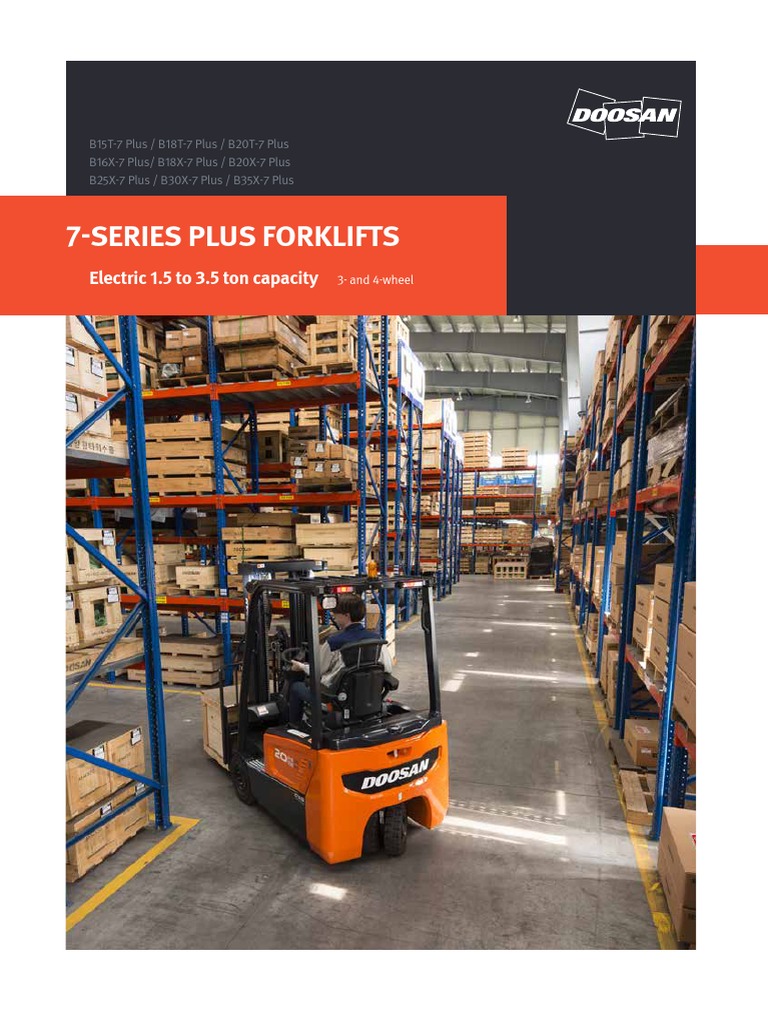 Doosan 7-Series Plus Electric Forklifts | PDF