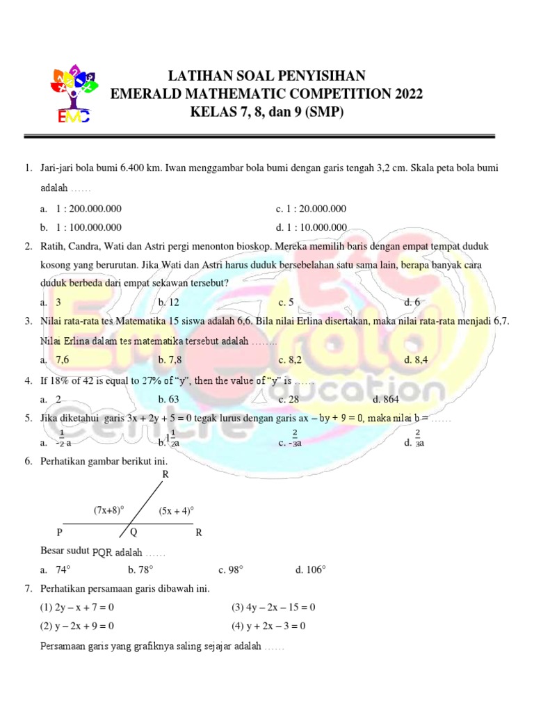 Soal Olimpiade Matematika SMP | PDF