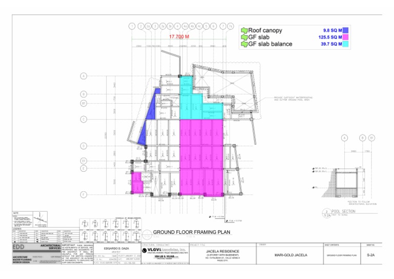 GF Key Plan Concrete Pouring | PDF