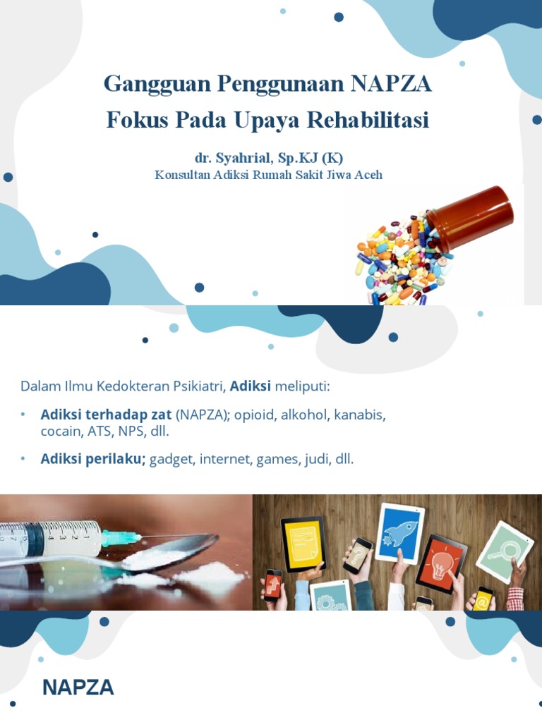 (Penyuluhan) Co-Occuring Disease Penggunaan NAPZA - DR Syahrial, SP ...