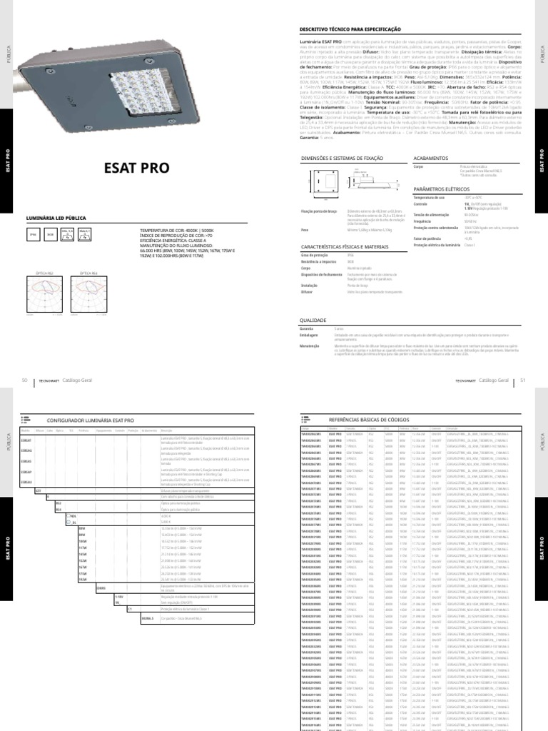 Descritivo Esatpro Rev05 | PDF