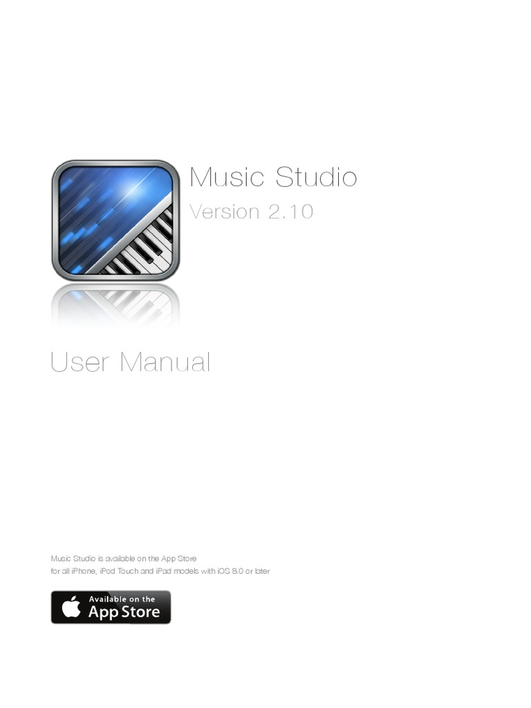Music Studio User Manual Overview | PDF | Ios | I Tunes