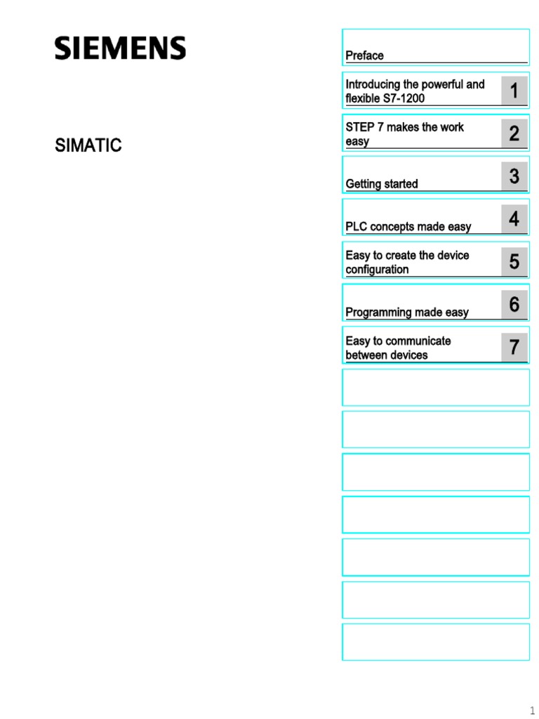 Simatic: Easy Book | PDF | Programmable Logic Controller | Computer Program