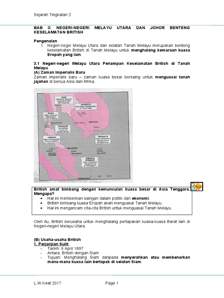 Sej Nota Bab 3 | PDF