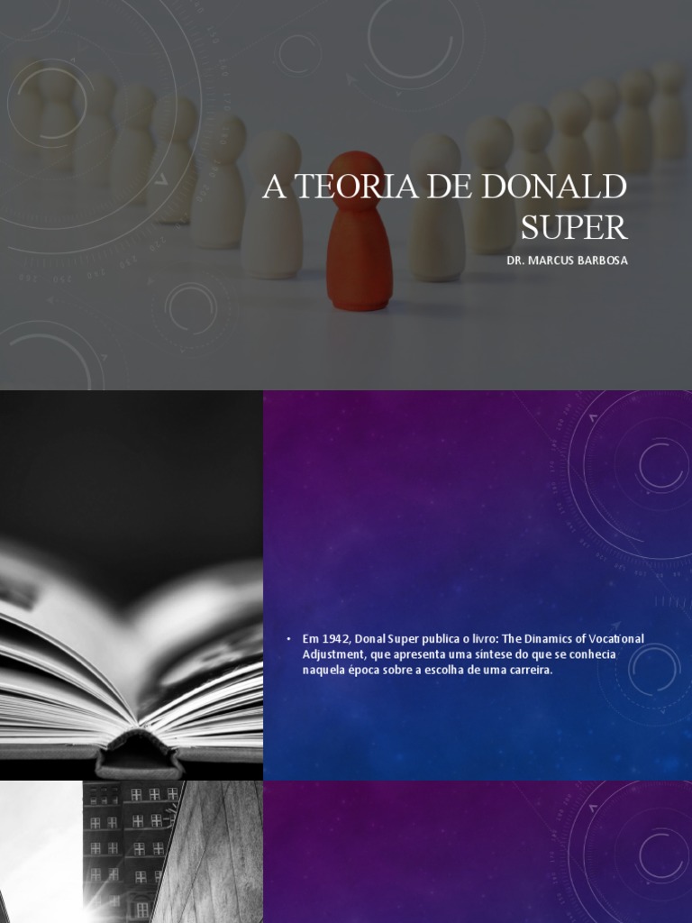 Teoria Do Desenvolvimento de Carreira de Donald Super | PDF | Economia ...