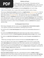 Ethnographic Interview Questions Guide | PDF | Ethnography ...
