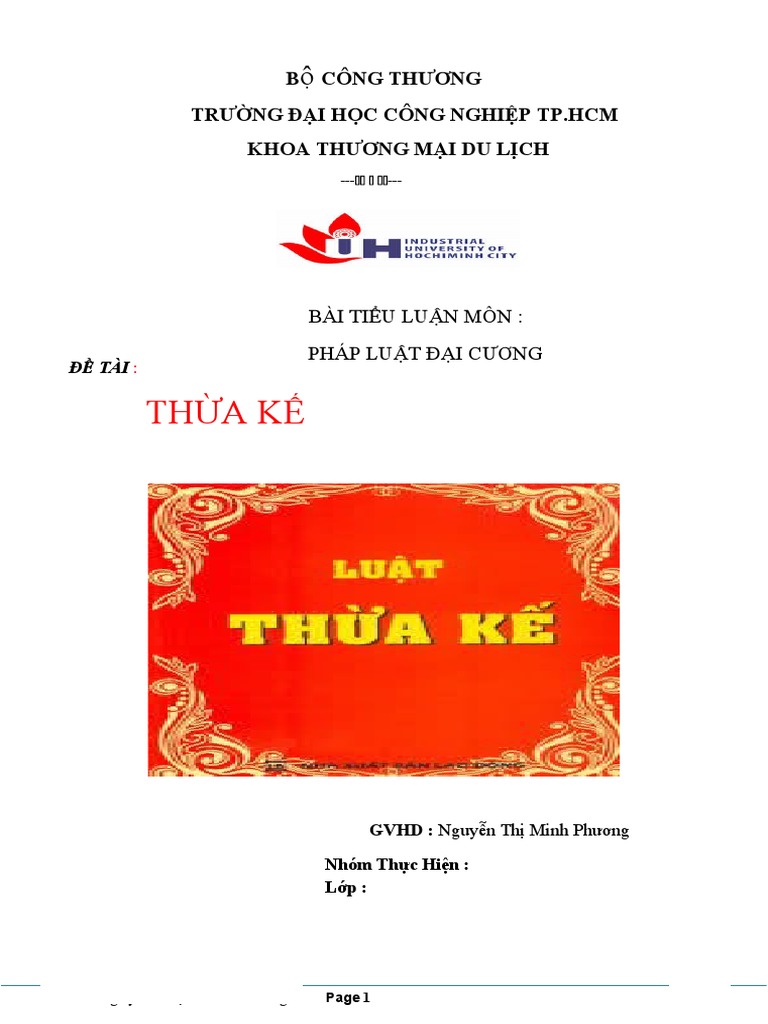 (123doc) Tieu Luan Ve Thua Ke | PDF