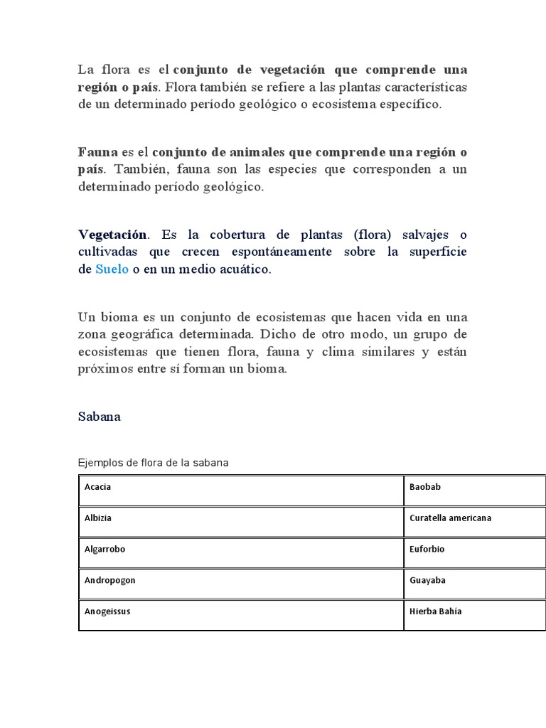 Biomas de Venezuela | PDF