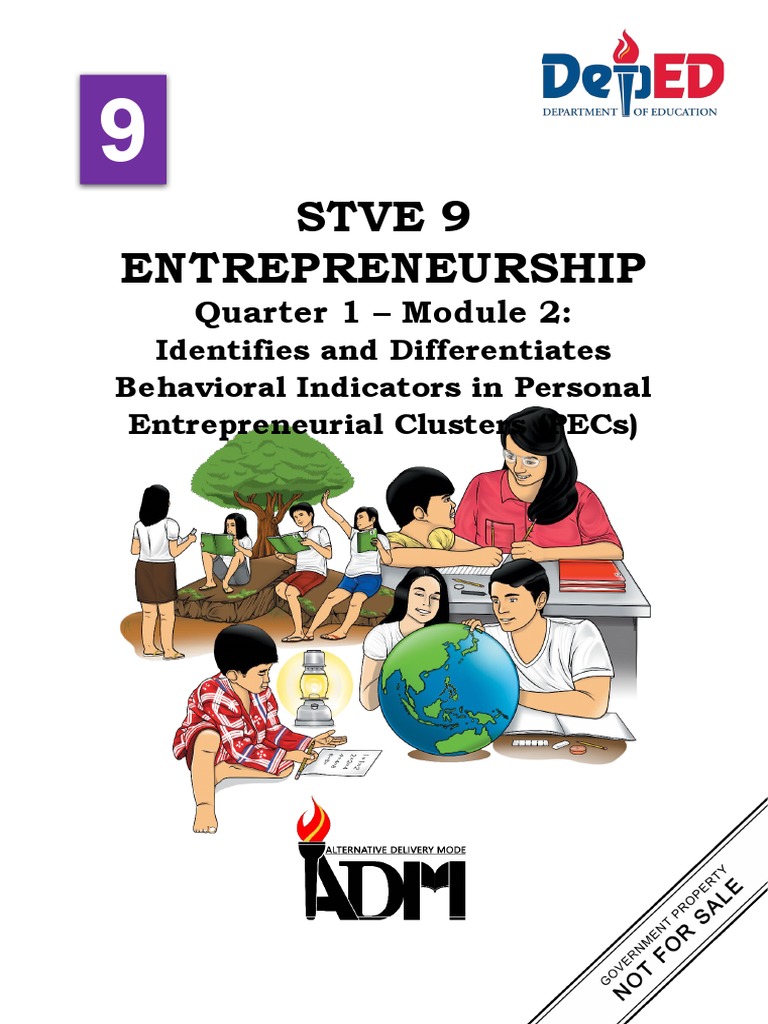 Edited Weeks 34 - Module 2 Personal Entrepreneurial Clusters PECs | PDF