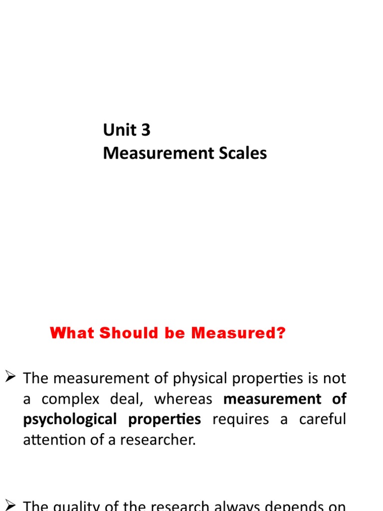 Understanding Measurement Scales and Data Types | PDF | Level Of Measurement | Questionnaire