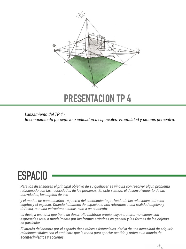 Presentación TP 4 | PDF | Dibujo | Percepción
