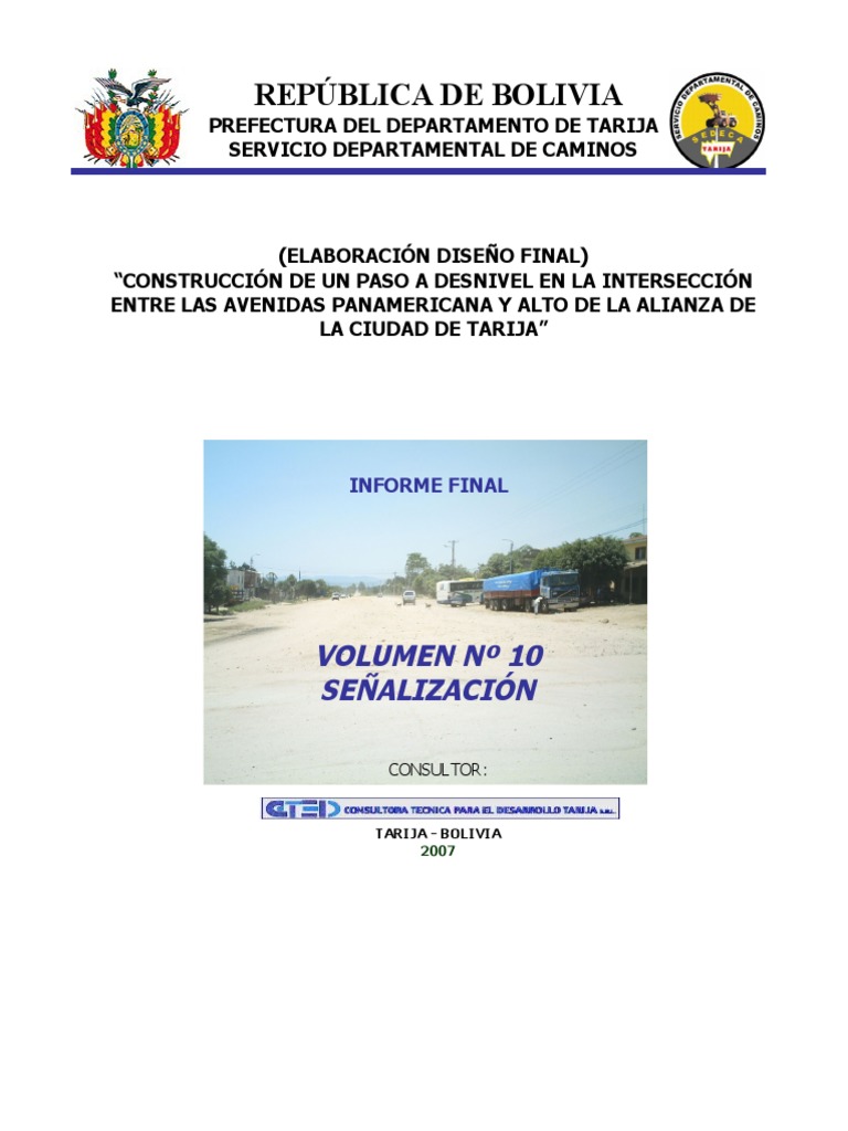 SEÑALIZACIÓN | PDF | Intersección (carretera) | La carretera