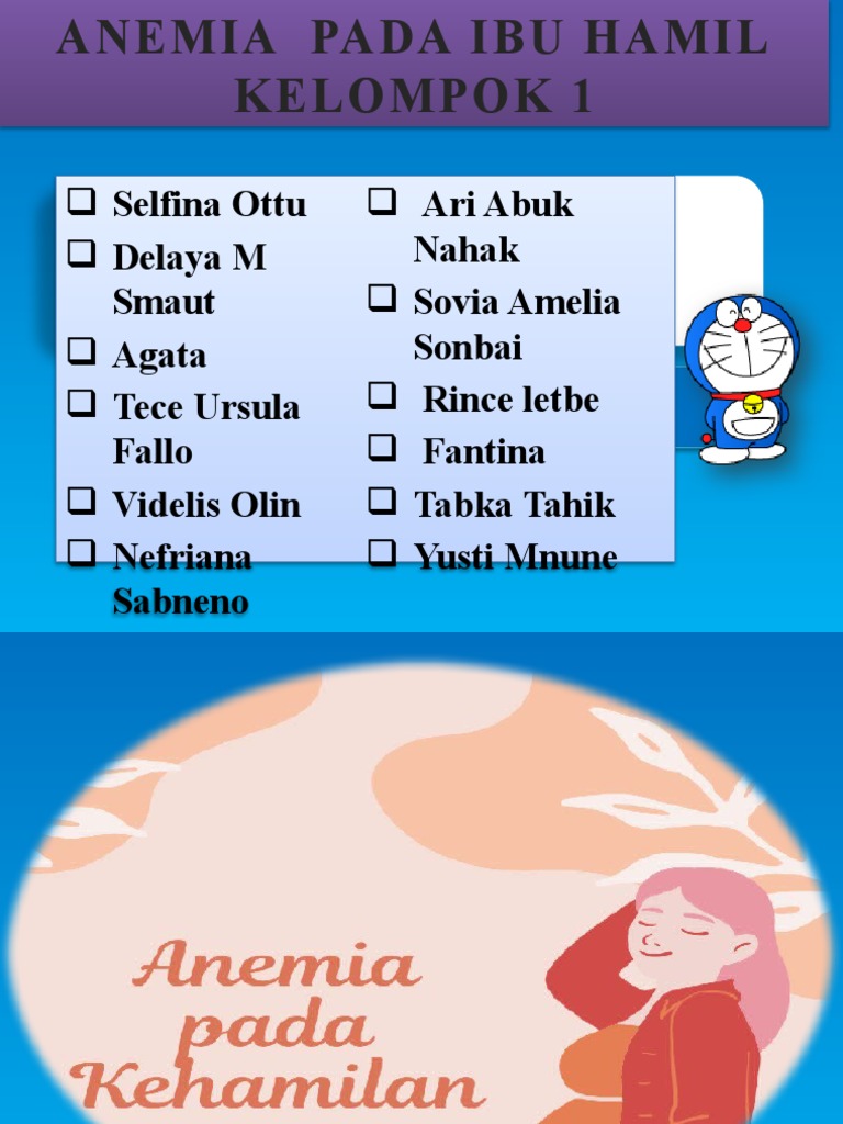 Anemia Pada Ibu Hamil PPT Kel 01 | PDF