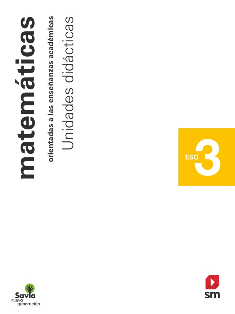 Matemáticas Académicas SM 3º ESO Solucionario Parte 2 | Descargar gratis PDF | Aprendizaje ...