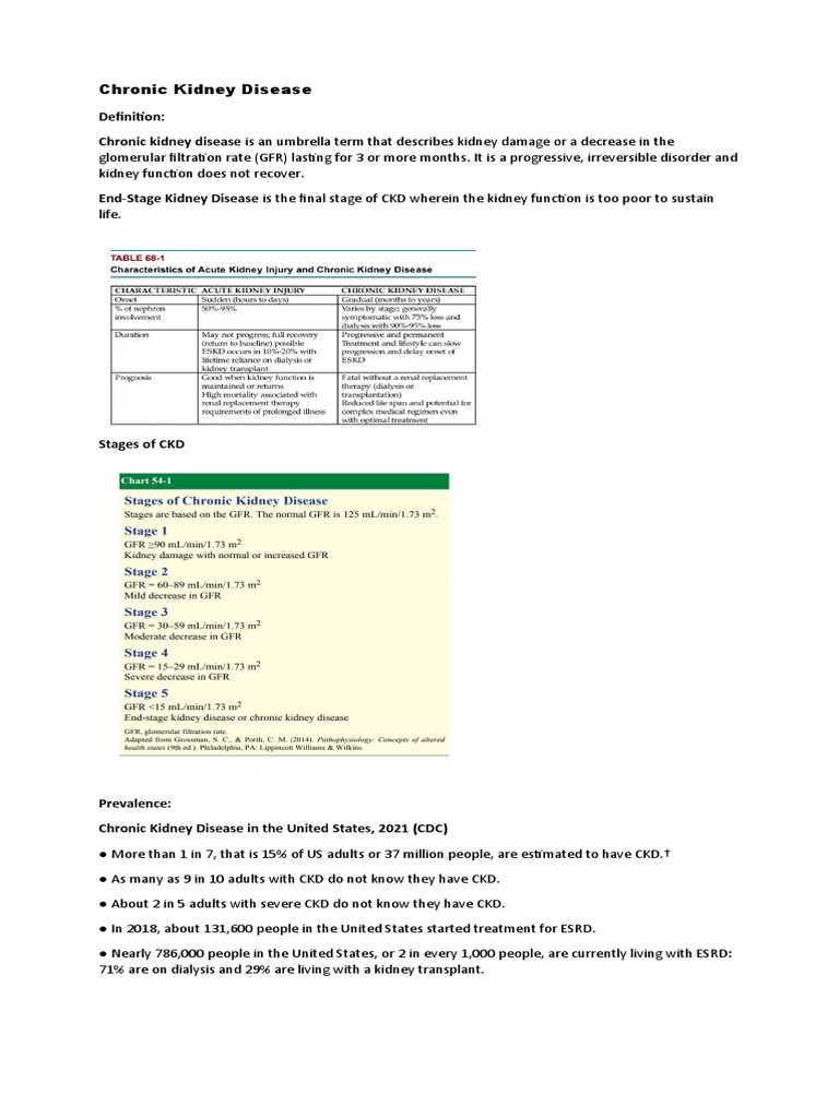 CKD Notes | PDF