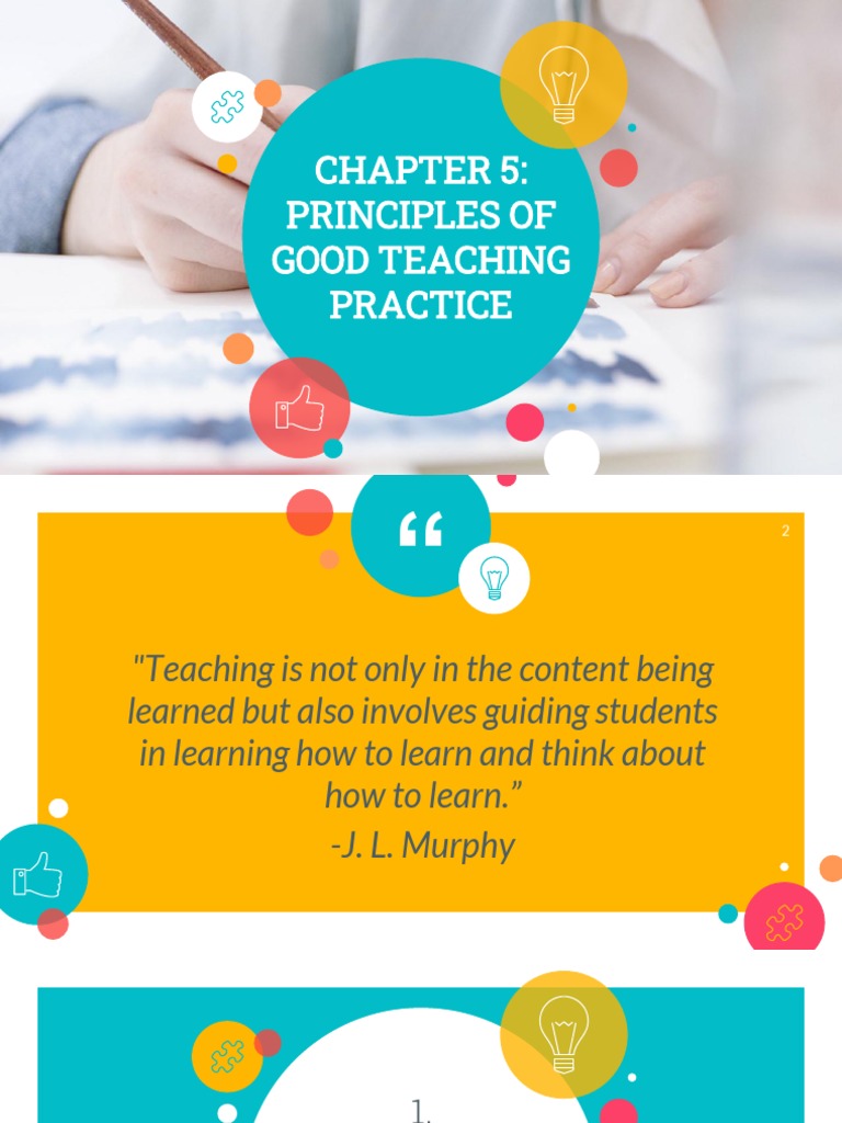 NCM 102 Chapter 5 Principles of Good Teaching Practice | PDF | Career ...