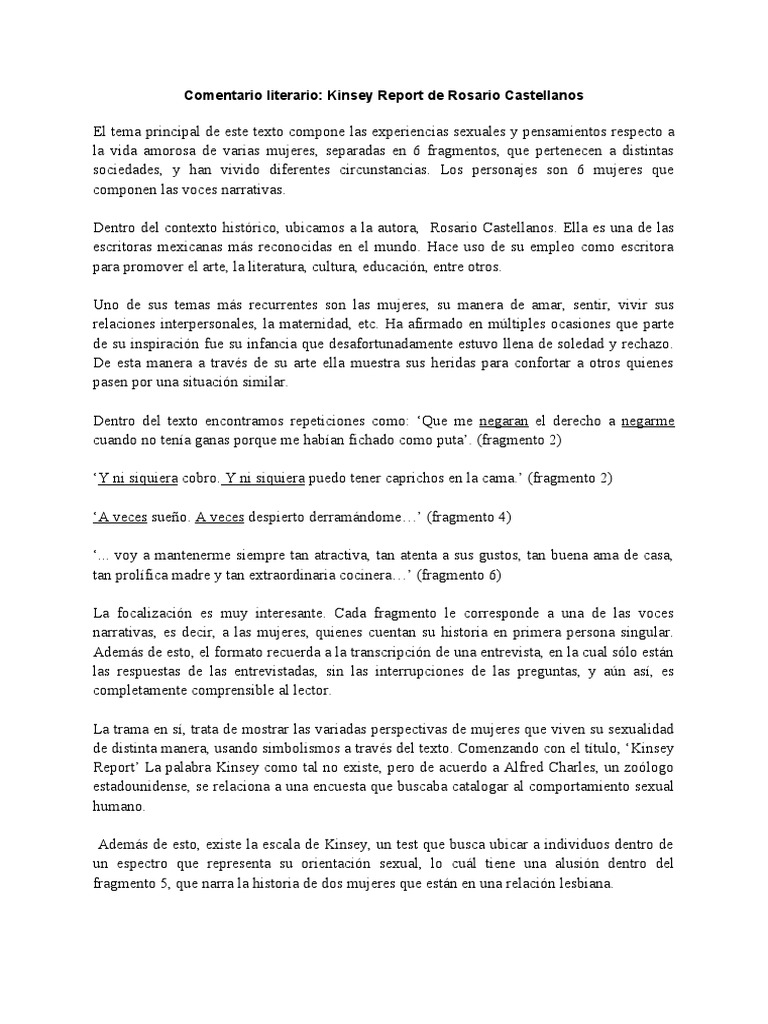 Kinsey Report: Voces de Mujeres | PDF | Lesbianas | La sexualidad humana