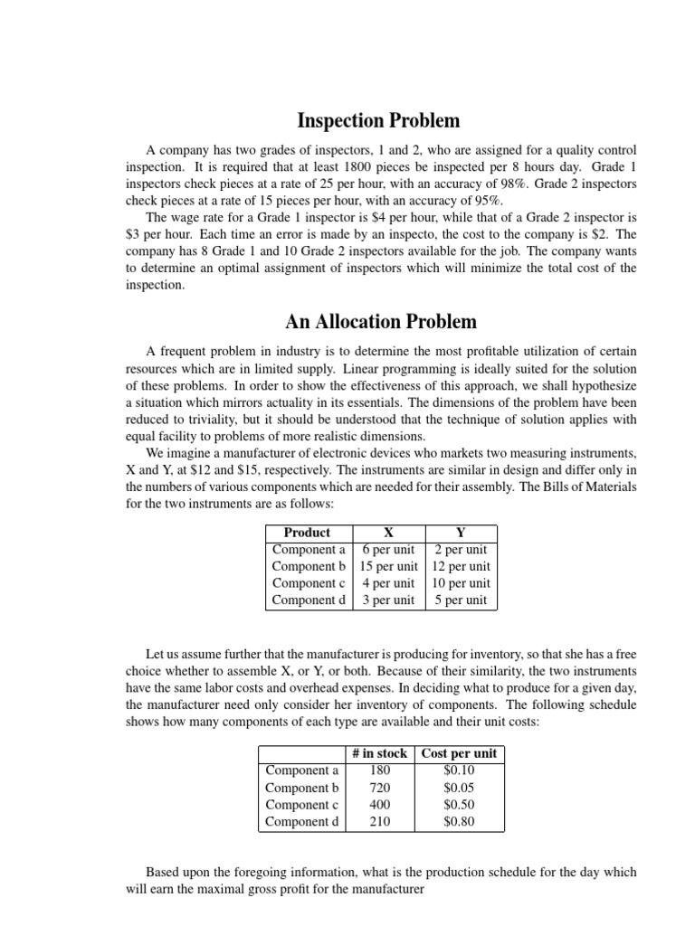 Formulations | PDF