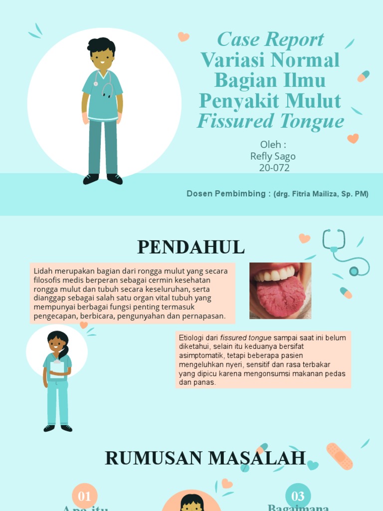 Fissured Tongue: Variasi Normal Lidah | PDF | Seni & Disiplin Bahasa ...