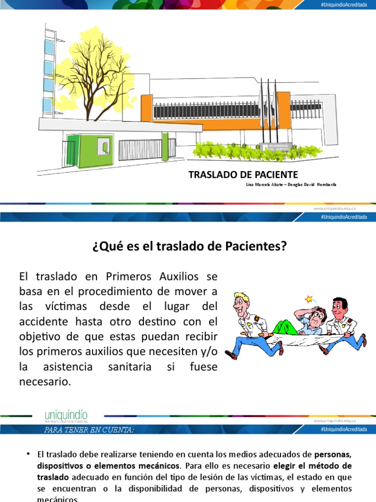Exposicion PA Traslado de Paciente | PDF