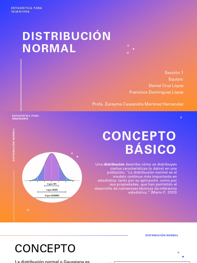 Distribuciòn Normal | PDF | Distribución normal | Media