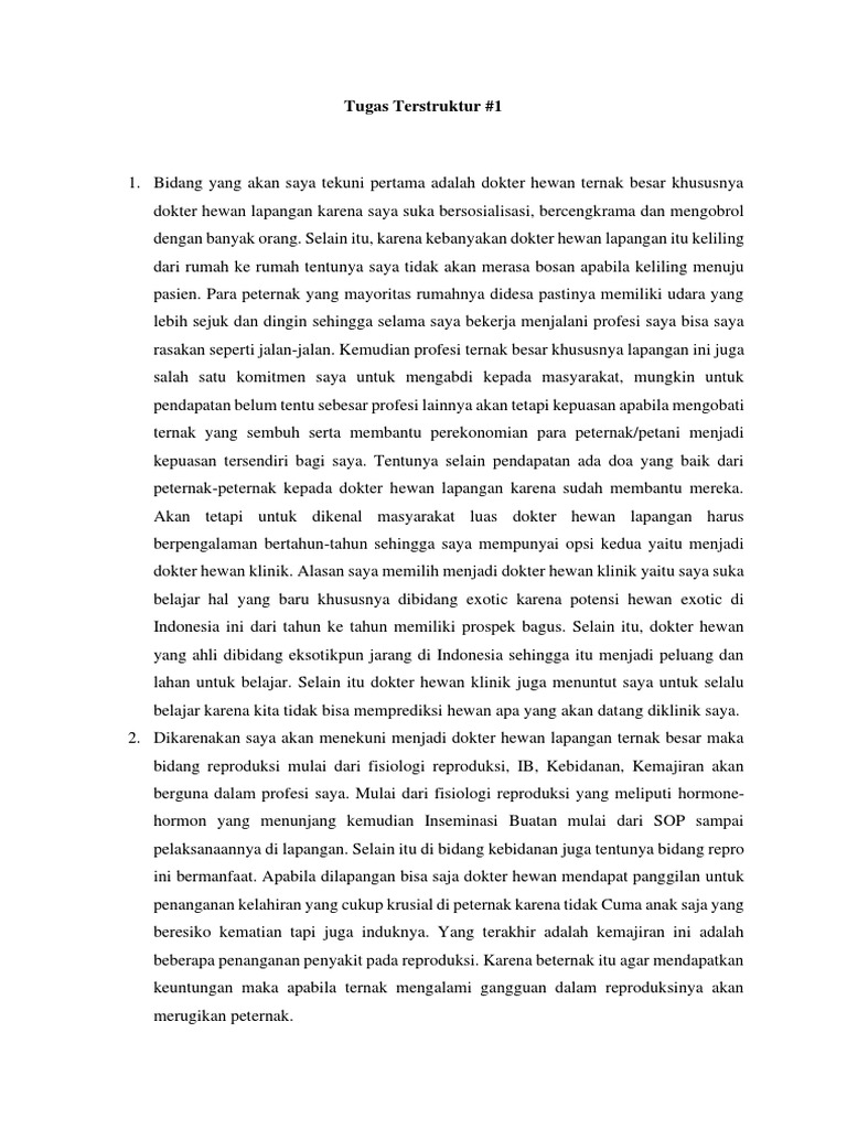 DWI AJI WICAKSANA - Tugas Terstruktur #1 | PDF