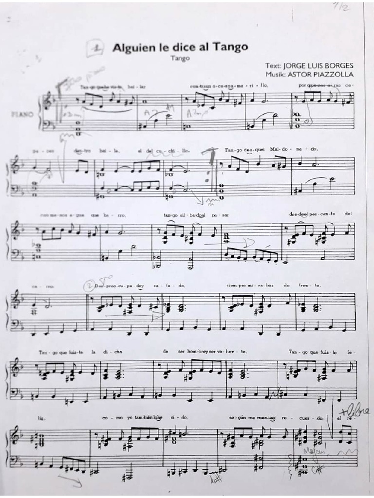 Alguien Le Dice Al Tango Page 1 | PDF