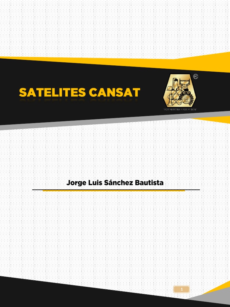 CANSAT | PDF | Satélite | Electrónica