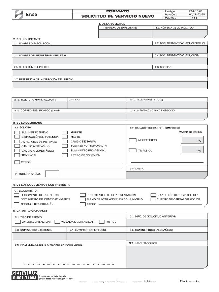 Ensa Formato Solicitud PDF | PDF