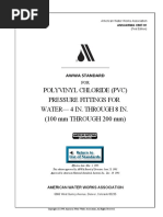 AWWA C605-2005 - Underground Installation of Polyvinyl Chloride ...