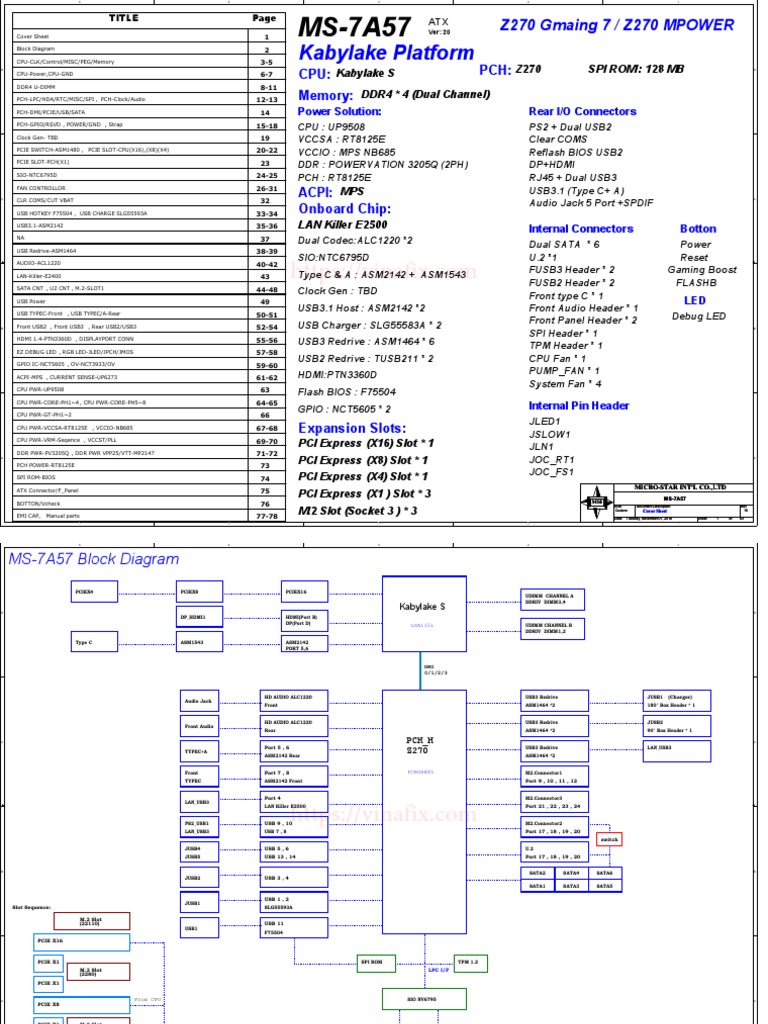 Ms 7a56 Rev1.0 Vinafix | PDF | Usb | Computer Science