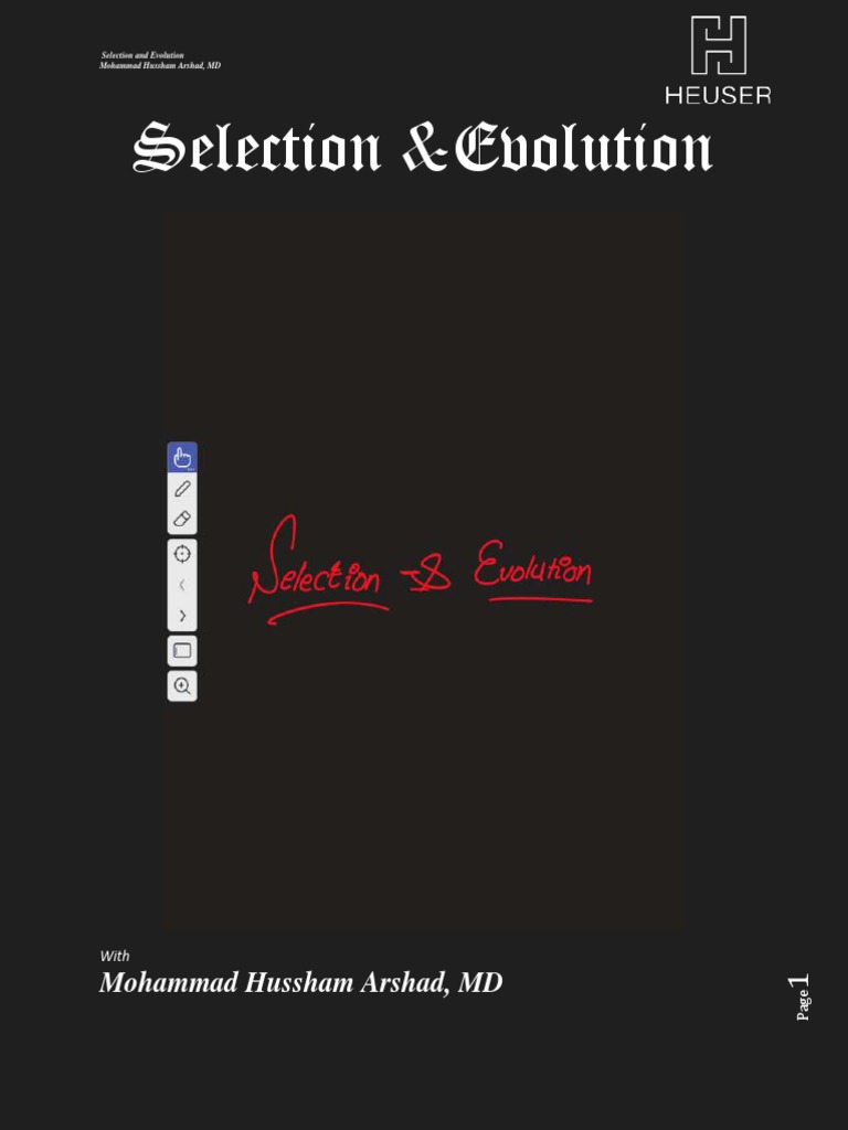 Selection And Evolution Lec1 Slides Pdf Natural Selection Evolution