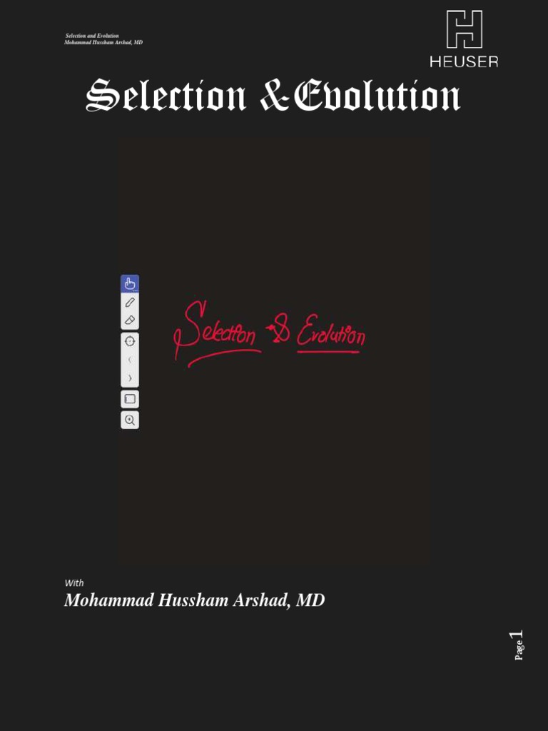 Selection and Evolution Lec4 Slides | PDF | Evolution | Science