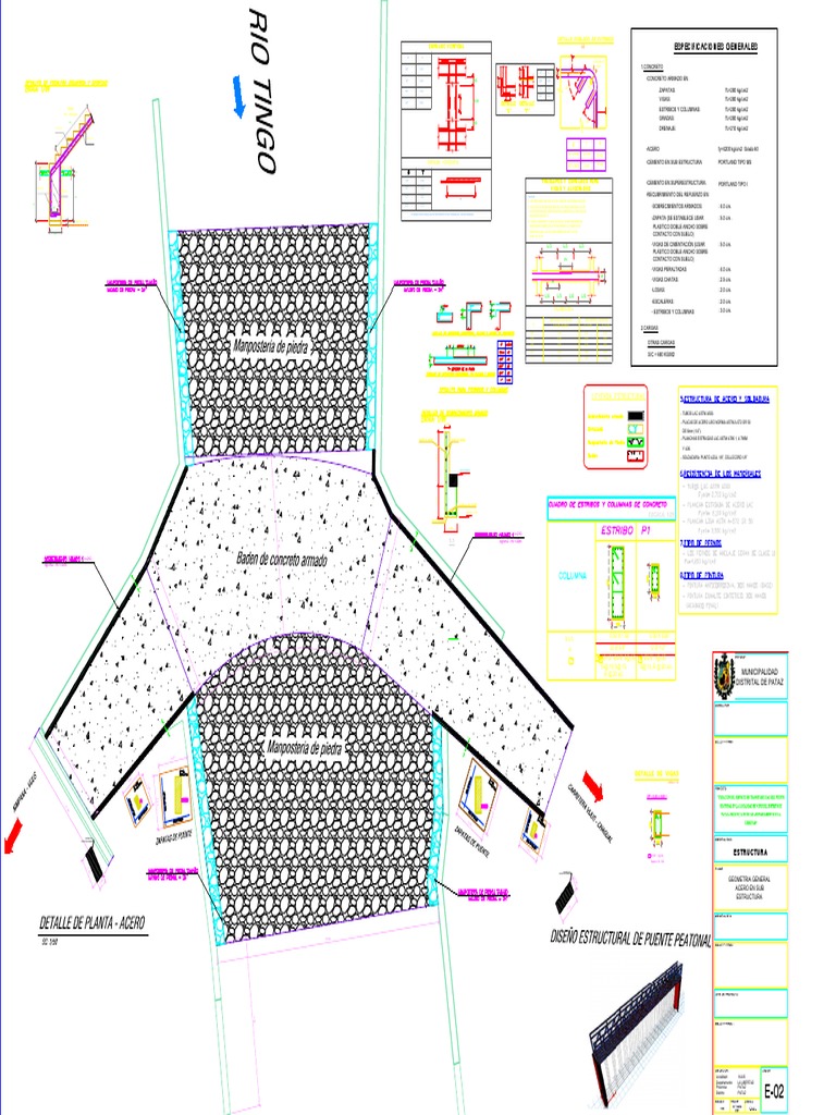 Diseño Estructural de Puente Peatonal | PDF