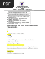 Grade 10-Math DLL Week 5 | PDF | Arithmetic | Mathematics